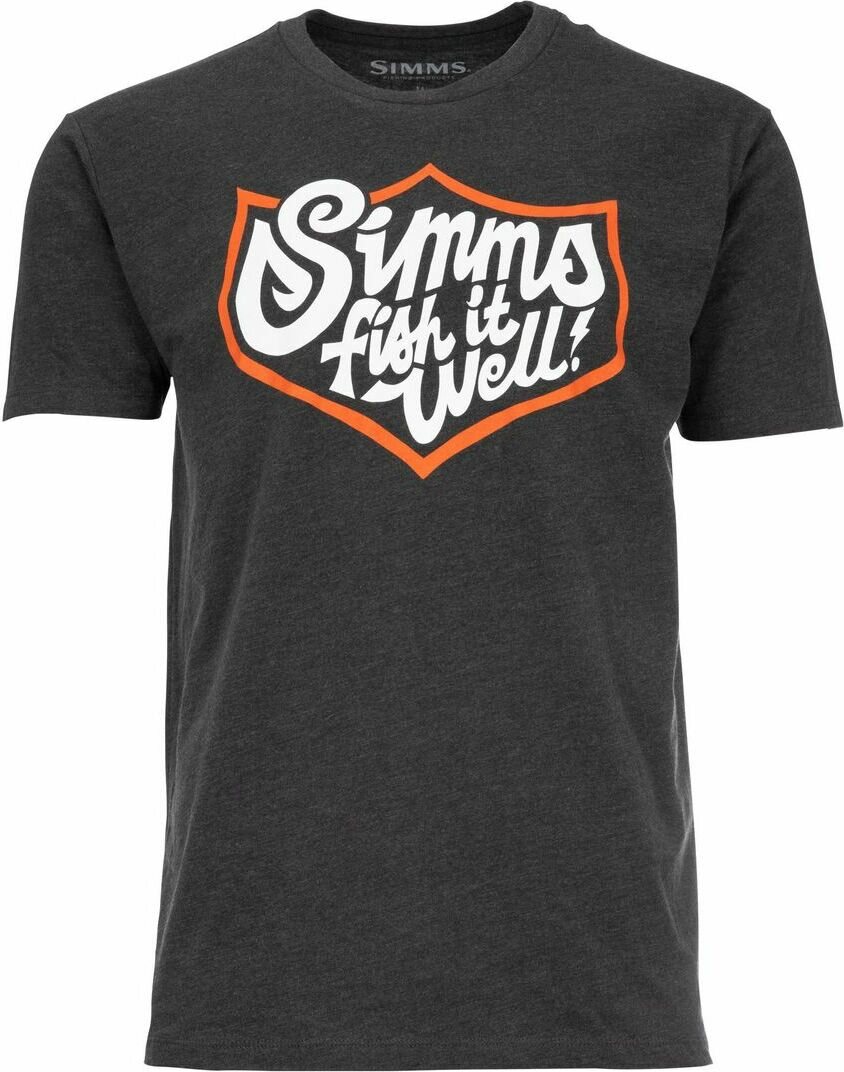 Simms Fish It Well Badge T-Shirt Mens | Men's T-Shirts | Viranomainen ...