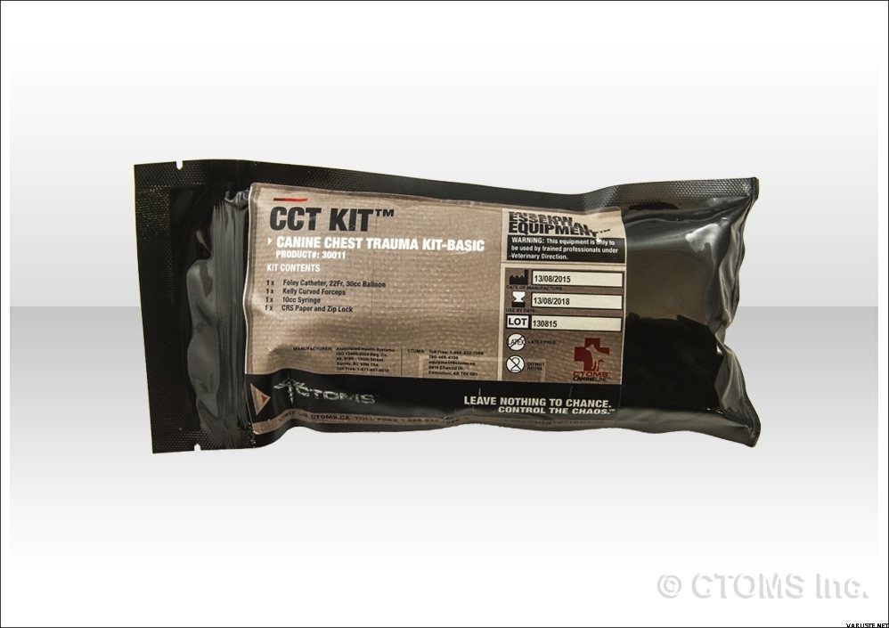 CTOMS Canine Chest Trauma (CCT) Kit - Basic | Viranomainen.fi English
