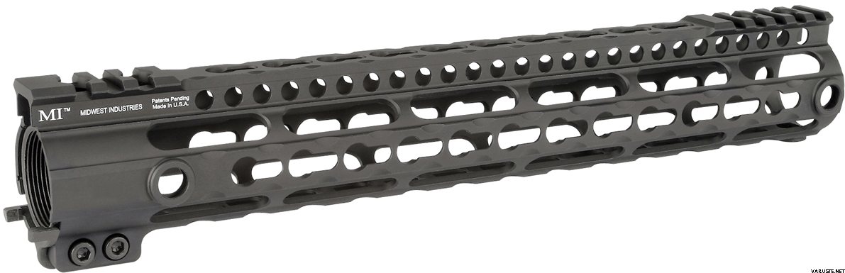 Midwest Industries 12" Light Weight KeyMod Handguard | Kiväärin kiskot ...