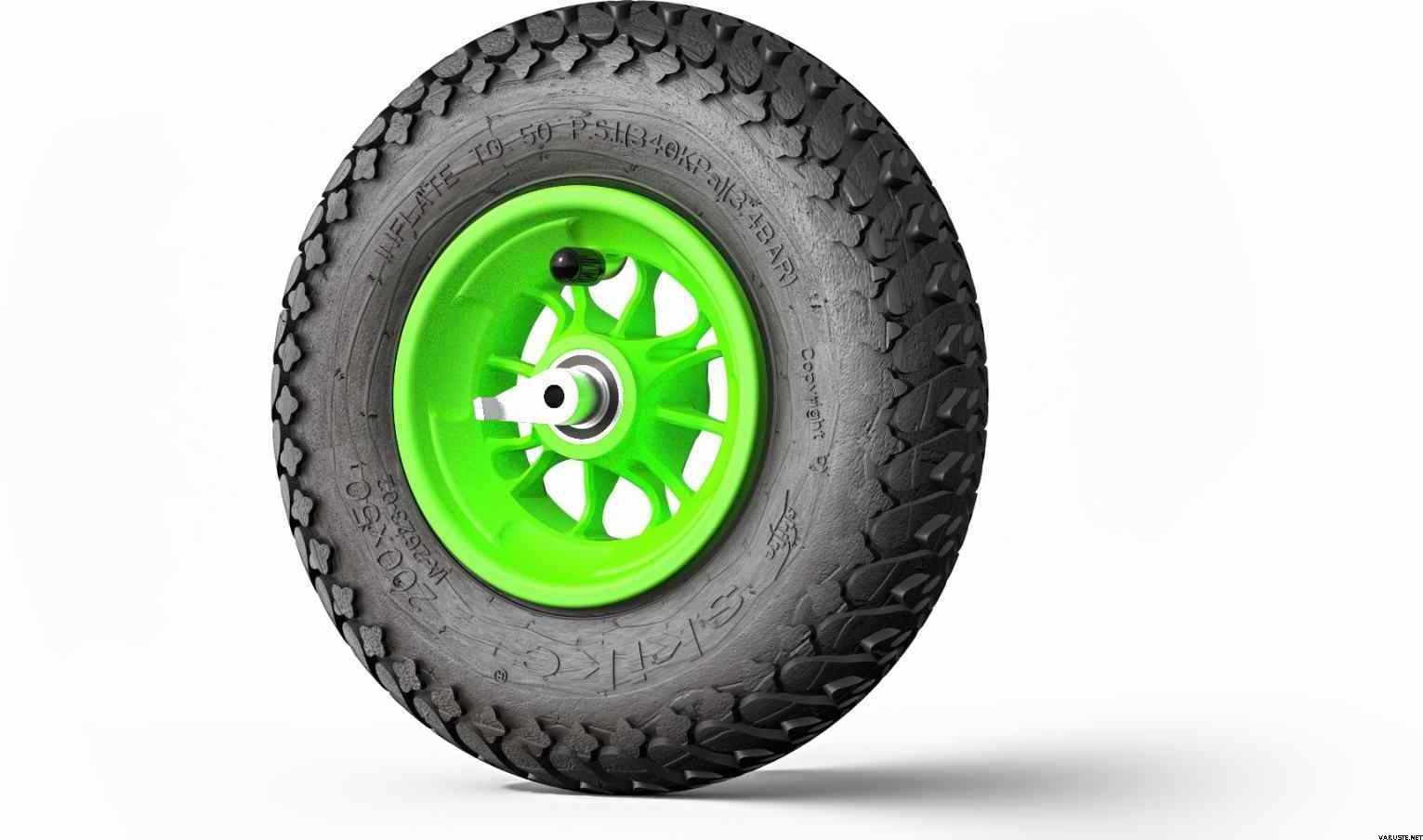 Skike Wheel 8 inch MAJOR GRIP green with reverse lock 12SG-MG-RLS ...