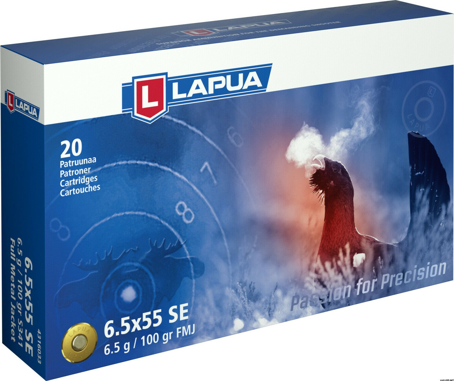 Lapua 6 5 X 55 SE 6 5 G FMJ 20 Kpl 6 5 X 55 SE Viranomainen fi Lapua 6 5 X 55 SE 6 5 G FMJ 20 Kpl 6 5 X 55 SE Viranomainen fi